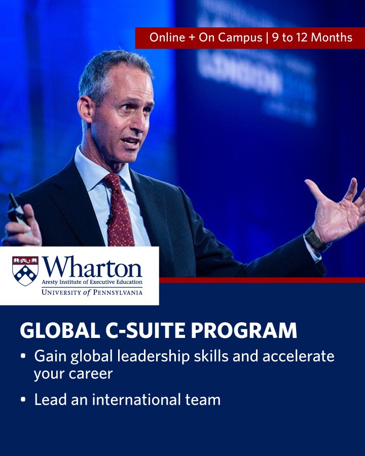 Wharton Executive Education | Global C-Suite Program on LinkedIn ... Wharton Executive Education | Global C-Suite Program on LinkedIn ...