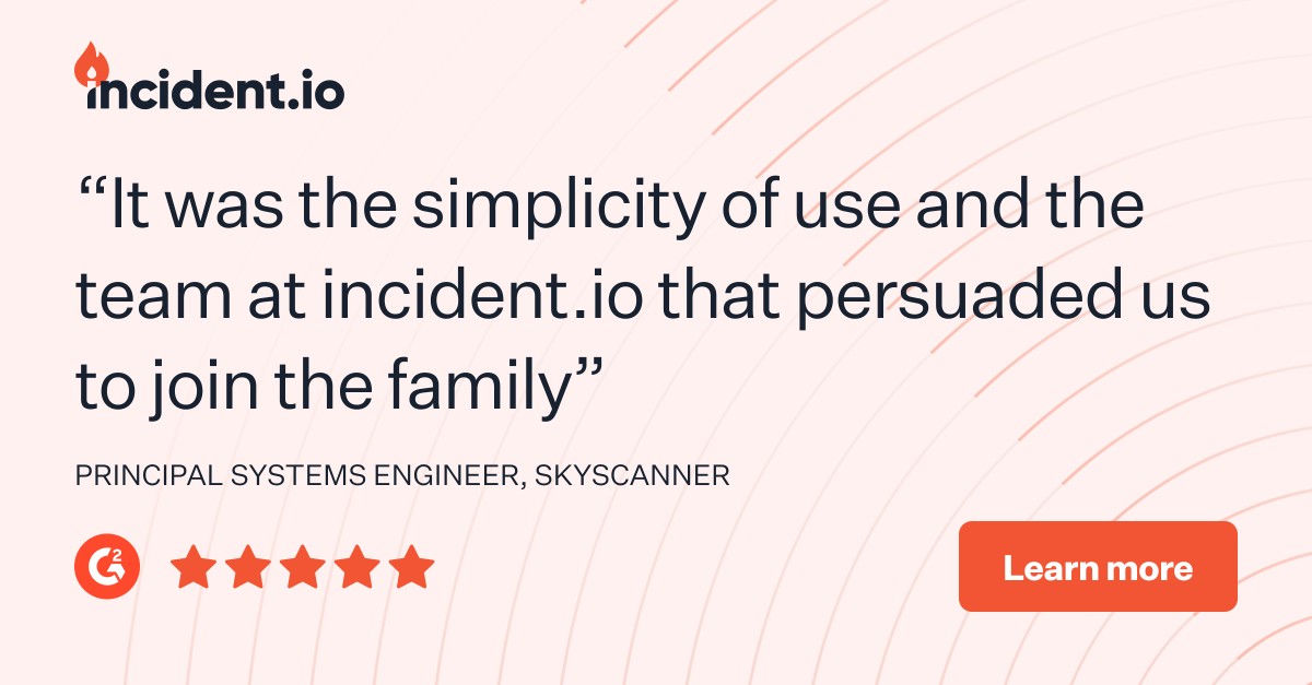 incident.io on LinkedIn: Book a demo incident.io on LinkedIn: Book a demo