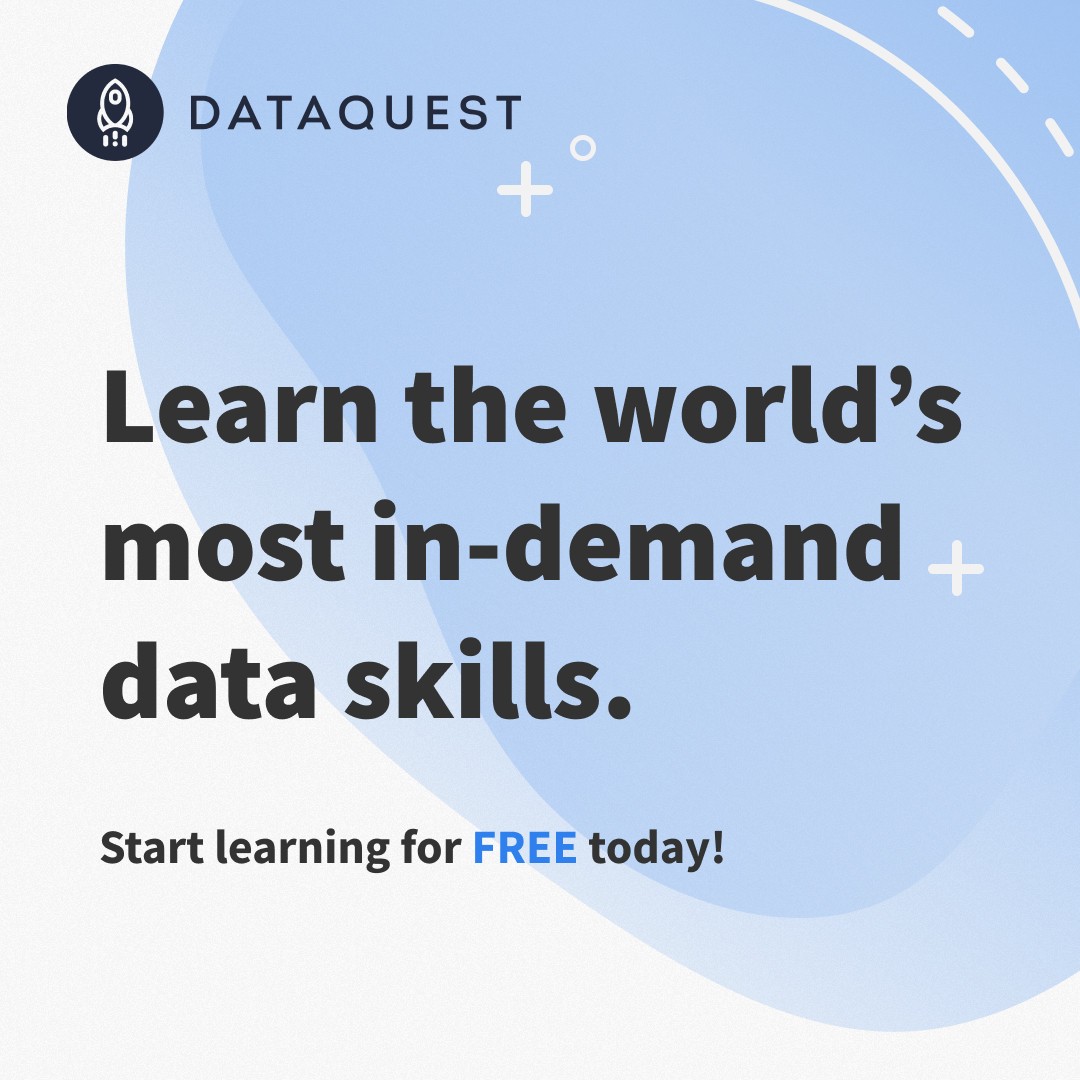 Preeti Choudhary on LinkedIn: Dataquest: Data Science Courses: Learn ... Preeti Choudhary on LinkedIn: Dataquest: Data Science Courses: Learn ...
