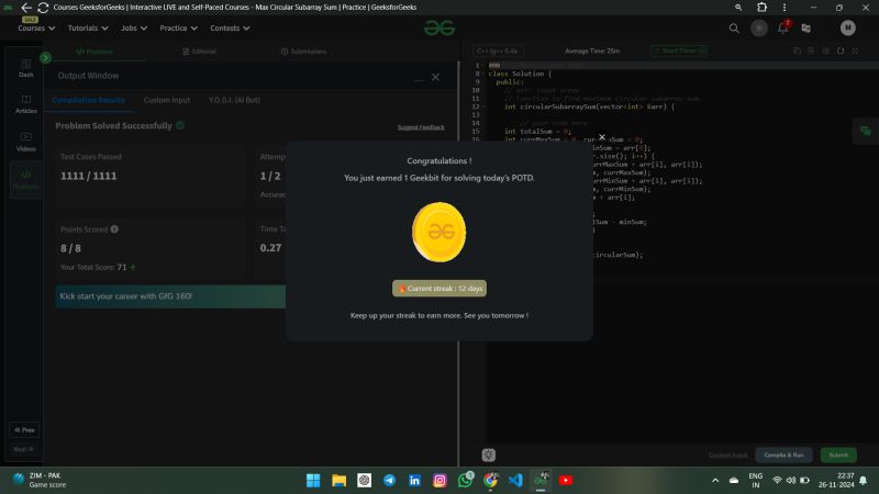 MAYANK SHUKLA on LinkedIn: #gfg160 #geeksstreak2024 #coding MAYANK SHUKLA on LinkedIn: #gfg160 #geeksstreak2024 #coding