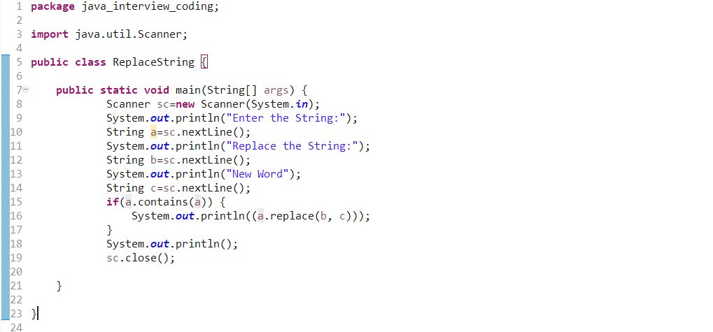 Kishore P on LinkedIn: #coding #strings #replacement #java #python # ... Kishore P on LinkedIn: #coding #strings #replacement #java #python # ...