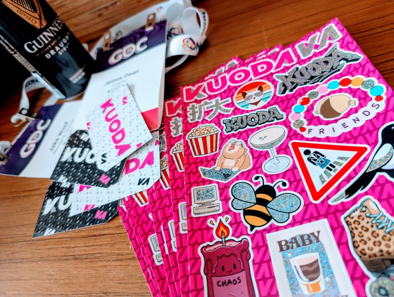 Great GDC day#1, Kuoda sticker sheets available on request ☺️ time for ... Great GDC day#1, Kuoda sticker sheets available on request ☺️ time for ...