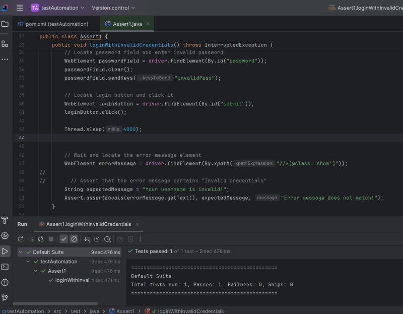 Samim Ali on LinkedIn: #hard_assertions #soft_assertions #selenium # ... Samim Ali on LinkedIn: #hard_assertions #soft_assertions #selenium # ...