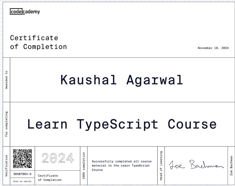 Kaushal Agarwal on LinkedIn: #typescript #typesafety #webdevelopment # ... Kaushal Agarwal on LinkedIn: #typescript #typesafety #webdevelopment # ...