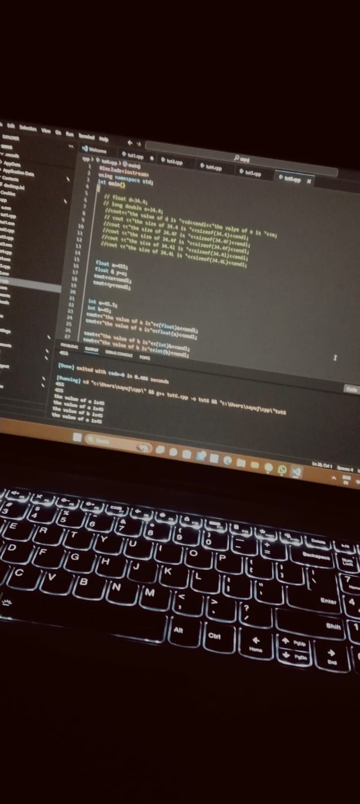 Day 4 of C++ learning journey | Sayuj Pillai posted on the topic | LinkedIn Day 4 of C++ learning journey | Sayuj Pillai posted on the topic | LinkedIn