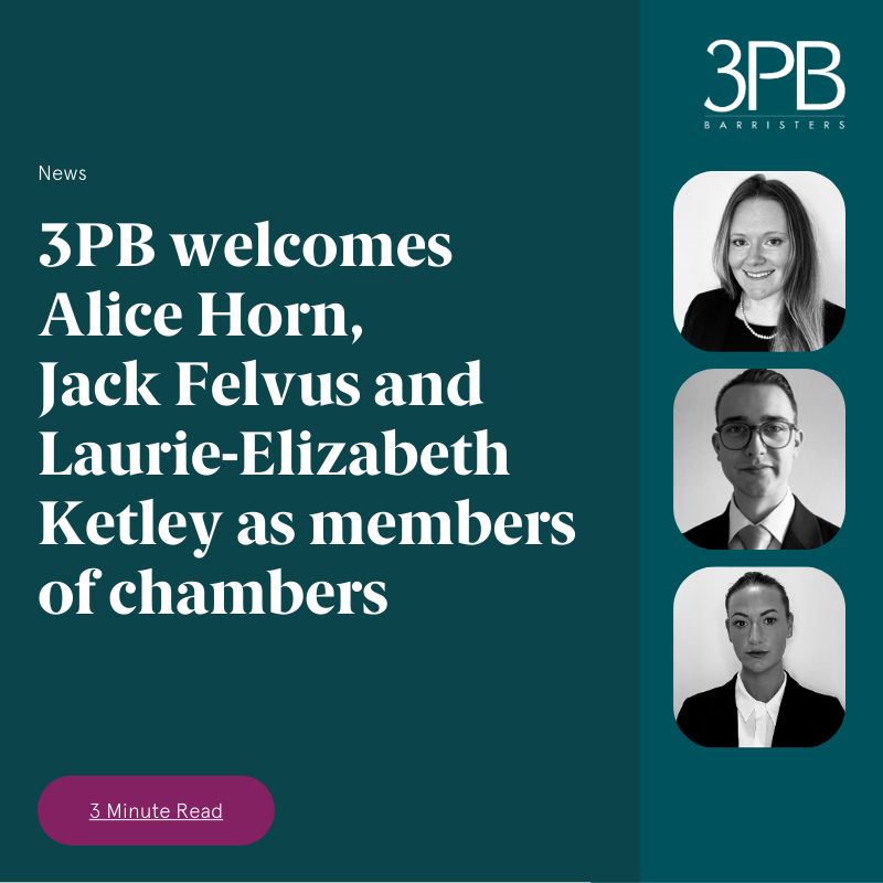 3PB Barristers on LinkedIn: 3PB are pleased to announce that barristers ... 3PB Barristers on LinkedIn: 3PB are pleased to announce that barristers ...