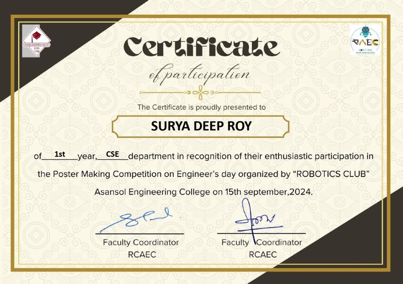 Surya Deep Roy on LinkedIn: Hey, Connections!!! I am excited to Share ... Surya Deep Roy on LinkedIn: Hey, Connections!!! I am excited to Share ...