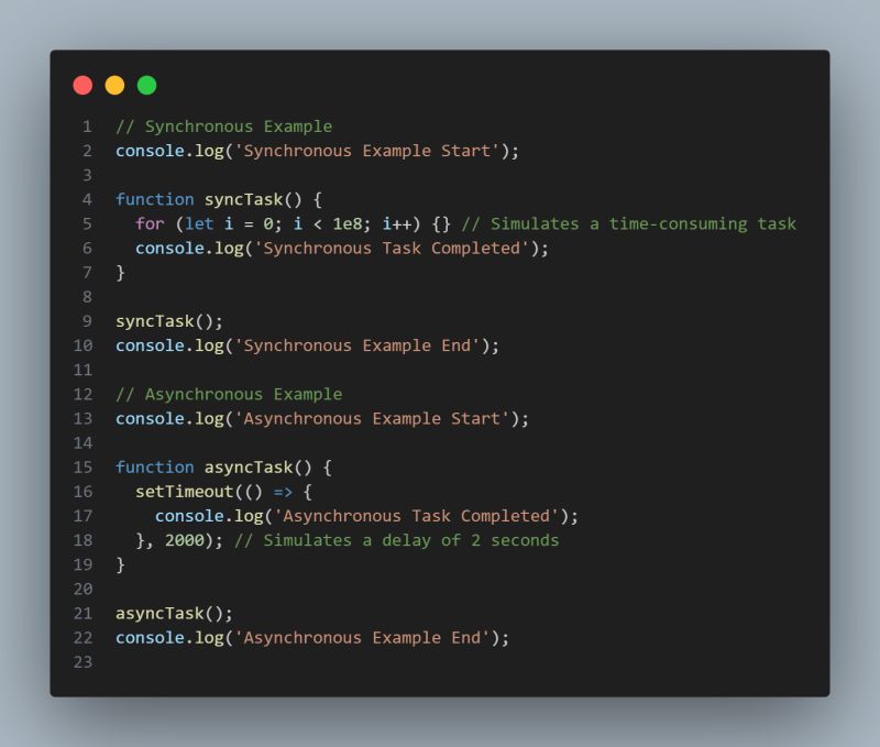 Synchronous vs. Asynchronous JavaScript: A Guide | Abbass Hazimeh ... Synchronous vs. Asynchronous JavaScript: A Guide | Abbass Hazimeh ...