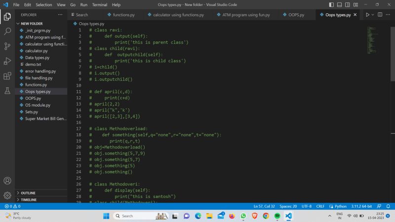 Sri Lakshmi Banala on LinkedIn: Task 31:I practice some oops types ... Sri Lakshmi Banala on LinkedIn: Task 31:I practice some oops types ...