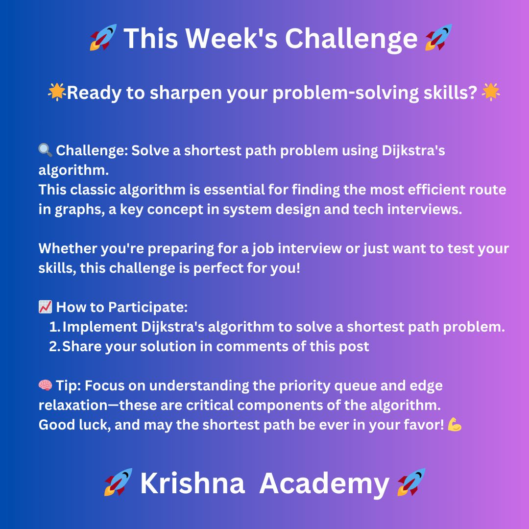Krishna Academy on LinkedIn: #krishnaacademy #codingchallenge # ... Krishna Academy on LinkedIn: #krishnaacademy #codingchallenge # ...