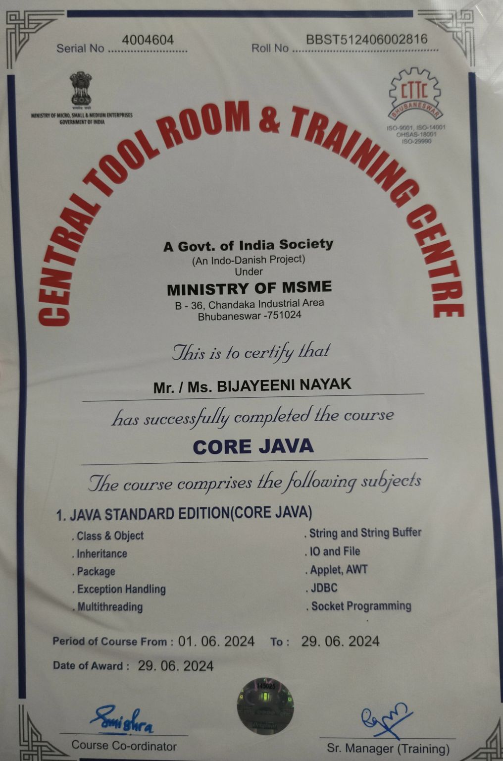 Bijayeeni Nayak on LinkedIn: #corejava #javaprogramming #certification ... Bijayeeni Nayak on LinkedIn: #corejava #javaprogramming #certification ...