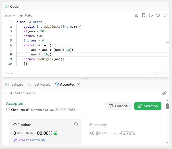 Charu S M on LinkedIn: #100daysofprogrammingchallenge #leetcode #java Charu S M on LinkedIn: #100daysofprogrammingchallenge #leetcode #java