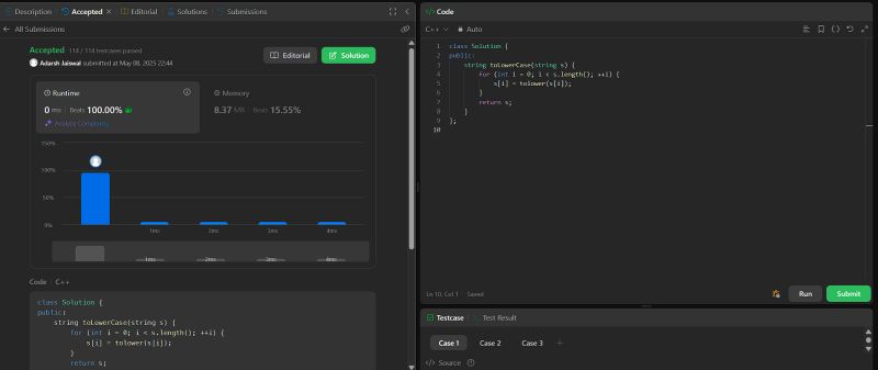 #100daysofcode #100daysofcode #leetcode #cpp #stringhandling… | ADARSH ... #100daysofcode #100daysofcode #leetcode #cpp #stringhandling… | ADARSH ...