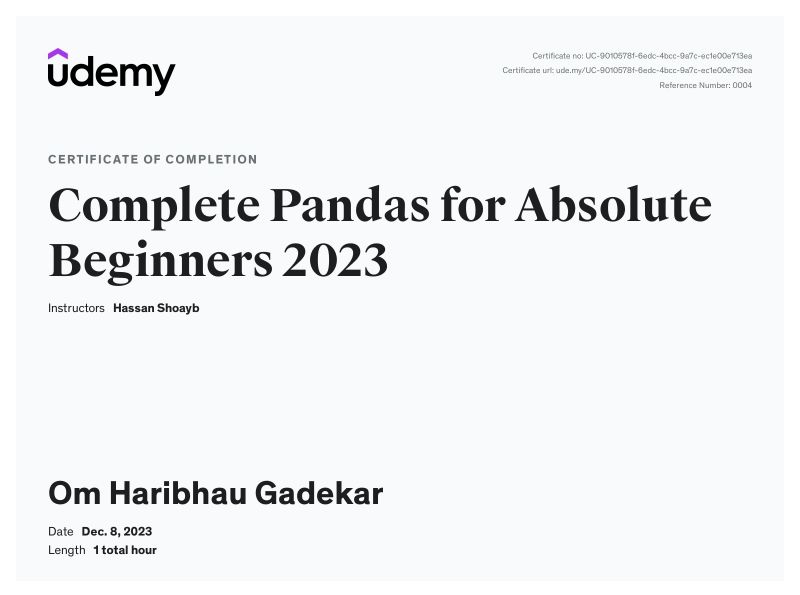 OM GADEKAR on LinkedIn: #python #pandas #explore OM GADEKAR on LinkedIn: #python #pandas #explore