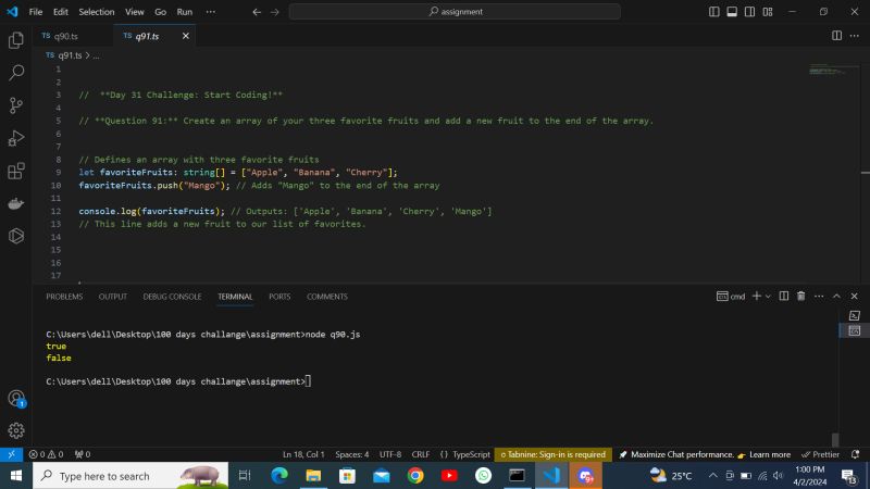 Ayesha Nazeer on LinkedIn: #typescript #coding #100daysofcode Ayesha Nazeer on LinkedIn: #typescript #coding #100daysofcode