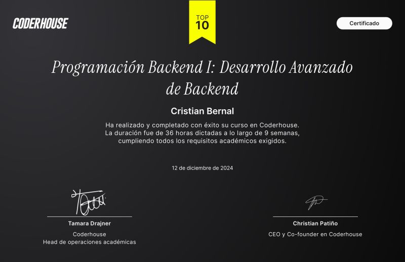 Cristian Bernal on LinkedIn: #backenddevelopment #nodejs #expressjs # ... Cristian Bernal on LinkedIn: #backenddevelopment #nodejs #expressjs # ...
