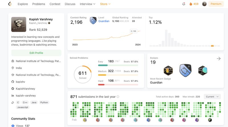 Kapish Varshney on LinkedIn: #connections #leetcode #codingjourney # ... Kapish Varshney on LinkedIn: #connections #leetcode #codingjourney # ...