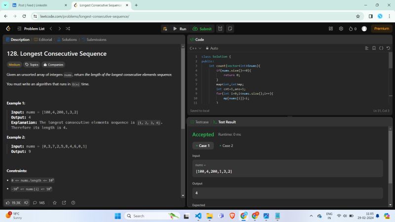 RAJ YADAV on LinkedIn: #180daysofcode #leetcode RAJ YADAV on LinkedIn: #180daysofcode #leetcode