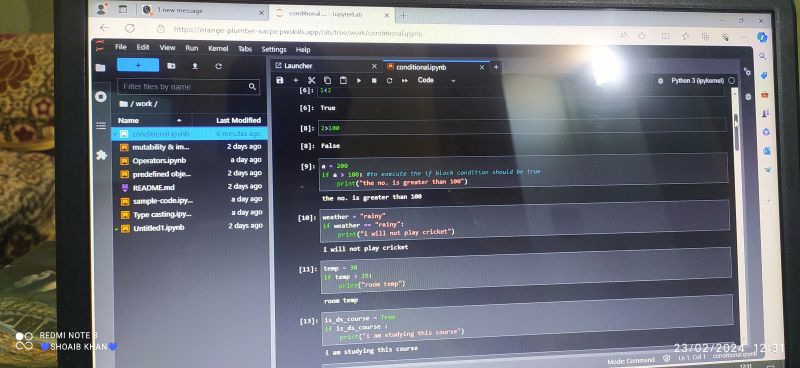 Shoaib Khan on LinkedIn: #python #datascience #dataanalyst #pwskills Shoaib Khan on LinkedIn: #python #datascience #dataanalyst #pwskills