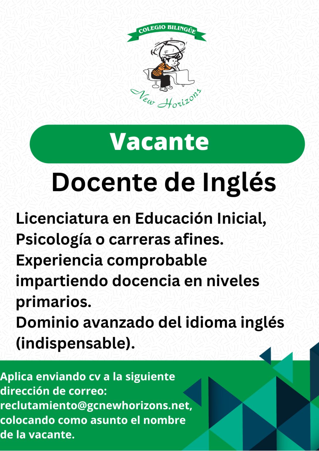 New Horizons Bilingual School posted on LinkedIn New Horizons Bilingual School posted on LinkedIn