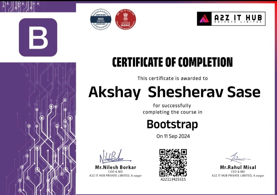 Akshay Sase on LinkedIn: #html #css #bootstrap #webdevelopment # ... Akshay Sase on LinkedIn: #html #css #bootstrap #webdevelopment # ...