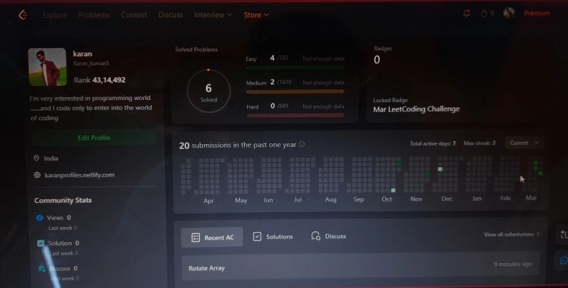 Karan Kumar on LinkedIn: LeetCode 1.Rotate Array 2.Revers Integer Karan Kumar on LinkedIn: LeetCode 1.Rotate Array 2.Revers Integer