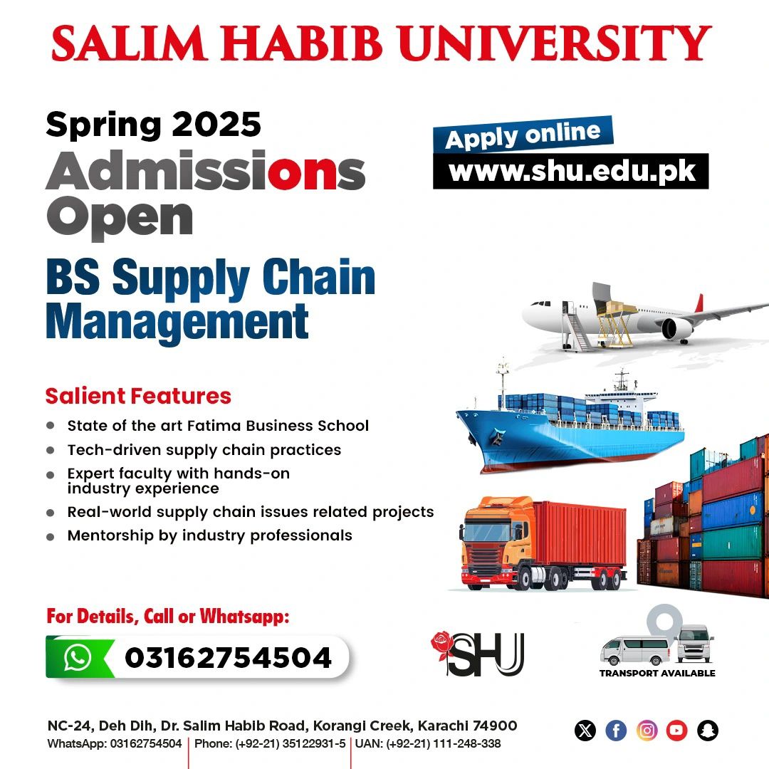 Salim Habib University on LinkedIn: #spring2025 #admissionsopen # ... Salim Habib University on LinkedIn: #spring2025 #admissionsopen # ...