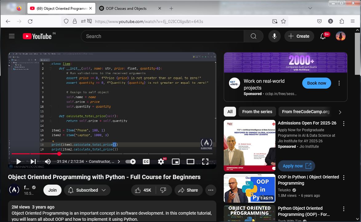 #learning #python #objectorientedprogramming #dsa #techjourney ... #learning #python #objectorientedprogramming #dsa #techjourney ...
