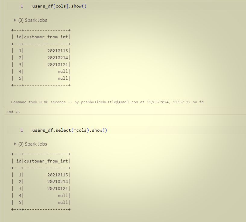 BASAVA PRABHU on LinkedIn: Selecting Columns in PySpark DataFrame When ... BASAVA PRABHU on LinkedIn: Selecting Columns in PySpark DataFrame When ...