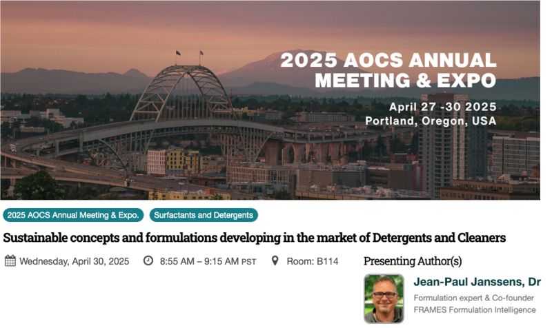 #aocs #surfactant #detergent #formulation #innovation #sustainability ... #aocs #surfactant #detergent #formulation #innovation #sustainability ...