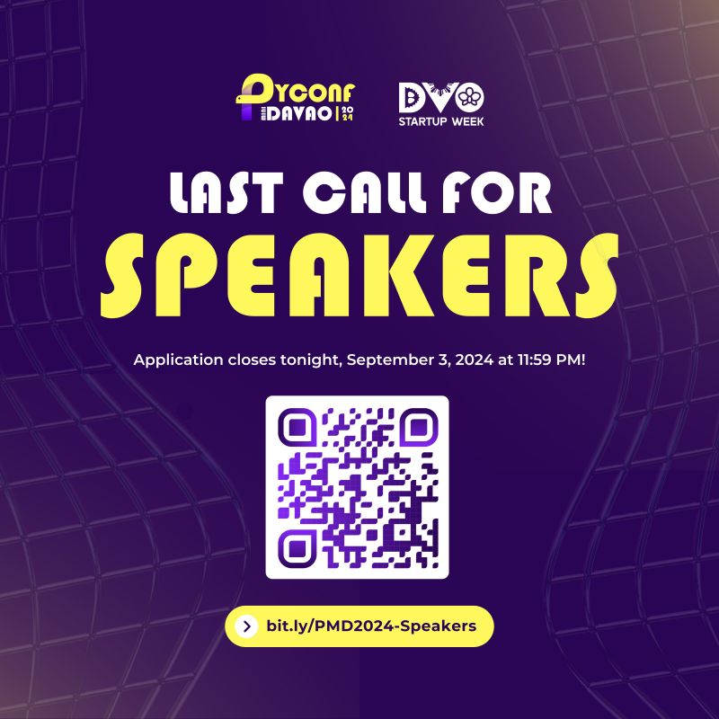 DurianPy - Davao Python User Group on LinkedIn: #pythonconference # ... DurianPy - Davao Python User Group on LinkedIn: #pythonconference # ...