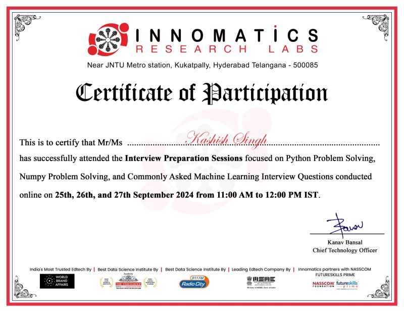 Kashish Singh on LinkedIn: #python #numpy #machinelearning # ... Kashish Singh on LinkedIn: #python #numpy #machinelearning # ...