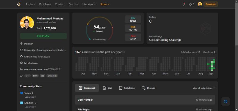 Muhammad Murtaza on LinkedIn: #codingjourney #leetcode #dsa # ... Muhammad Murtaza on LinkedIn: #codingjourney #leetcode #dsa # ...