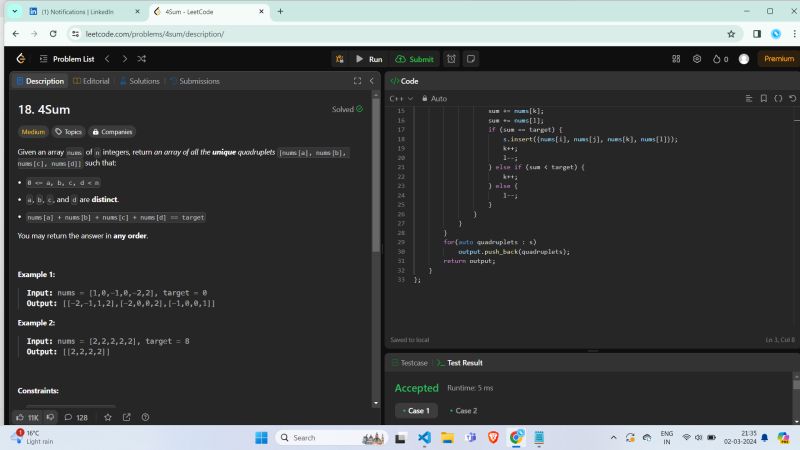 Day 40 of #180DaysOfCode DSA Challenge | RAJ YADAV posted on the topic ... Day 40 of #180DaysOfCode DSA Challenge | RAJ YADAV posted on the topic ...
