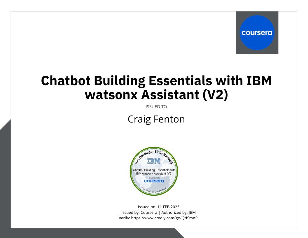 Just completed another nano qualification in AI....Chatbot Building ... Just completed another nano qualification in AI....Chatbot Building ...