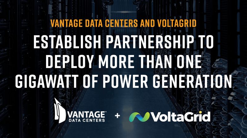 Vantage Data Centers and VoltaGrid Establish Partnership to Deploy More ... Vantage Data Centers and VoltaGrid Establish Partnership to Deploy More ...