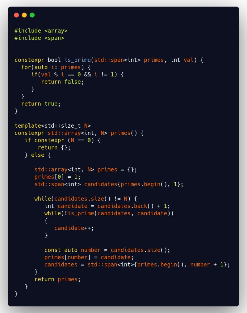 Nikolai Kutiavin on LinkedIn: #cplusplus #cplusplus20 #primenumbers # ... Nikolai Kutiavin on LinkedIn: #cplusplus #cplusplus20 #primenumbers # ...
