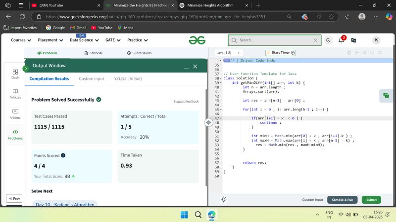 #gfg160 #gfg160 #geekstreak2025 #codingchallenge #problemsolving # ... #gfg160 #gfg160 #geekstreak2025 #codingchallenge #problemsolving # ...