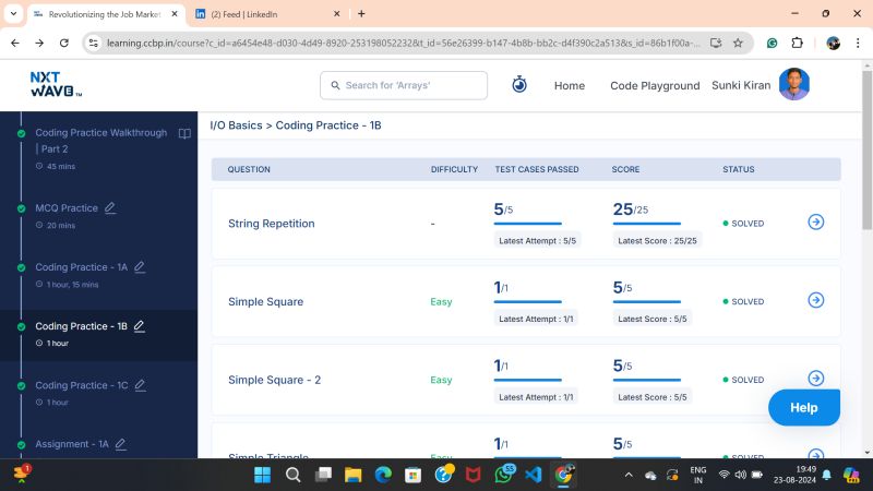 Kiran kumar Sunki on LinkedIn: #100daysofcodechallenge # ... Kiran kumar Sunki on LinkedIn: #100daysofcodechallenge # ...