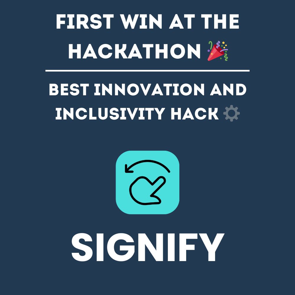 We won Best Innovation and Inclusivity Hack | Davyd Kuleba posted on ... We won Best Innovation and Inclusivity Hack | Davyd Kuleba posted on ...