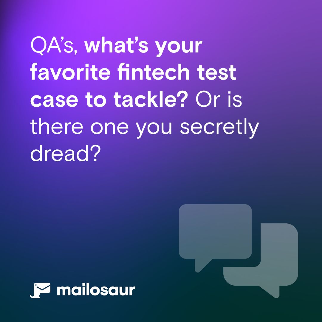 Mailosaur on LinkedIn: #fintech #money #qa #testing #mfa #currency #finance Mailosaur on LinkedIn: #fintech #money #qa #testing #mfa #currency #finance