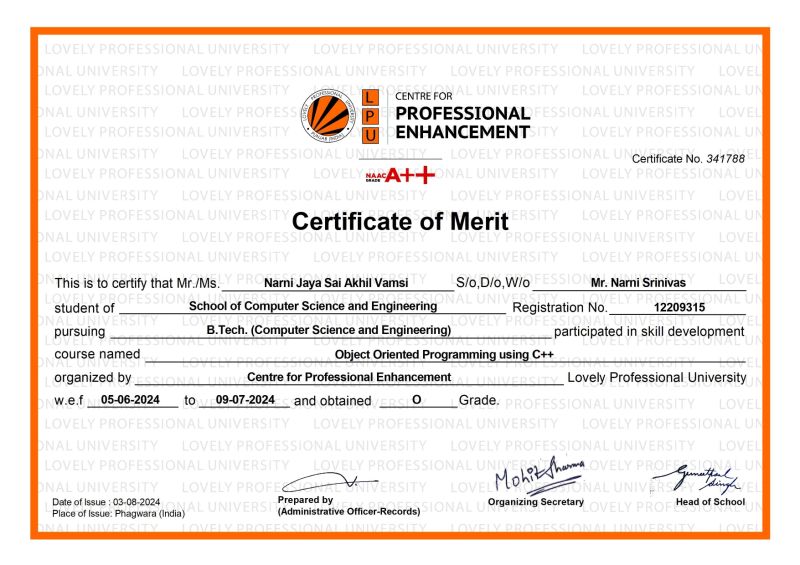 #cplusplus #programming #lifelonglearner | Narni Jaya Sai Akhil Vamsi #cplusplus #programming #lifelonglearner | Narni Jaya Sai Akhil Vamsi