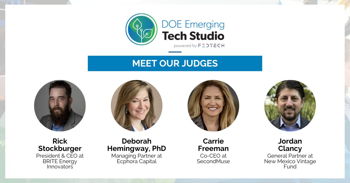 FedTech on LinkedIn: DOE Emerging Tech Studio | Venture Summit FedTech on LinkedIn: DOE Emerging Tech Studio | Venture Summit