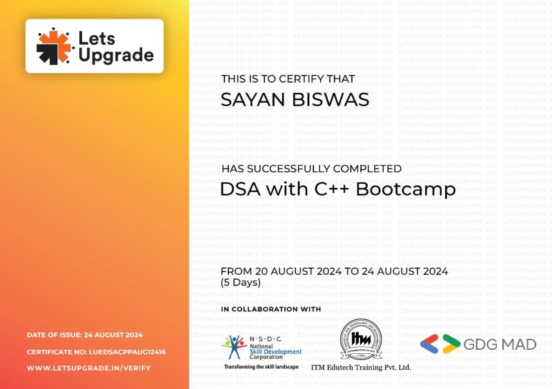 Sayan Biswas on LinkedIn: #c #cpp #datastructures #algorithms #coding # ... Sayan Biswas on LinkedIn: #c #cpp #datastructures #algorithms #coding # ...