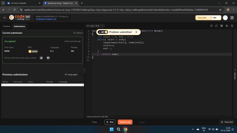 ANANYA MISHRA on LinkedIn: #ninjaslayground #codingchallenge # ... ANANYA MISHRA on LinkedIn: #ninjaslayground #codingchallenge # ...
