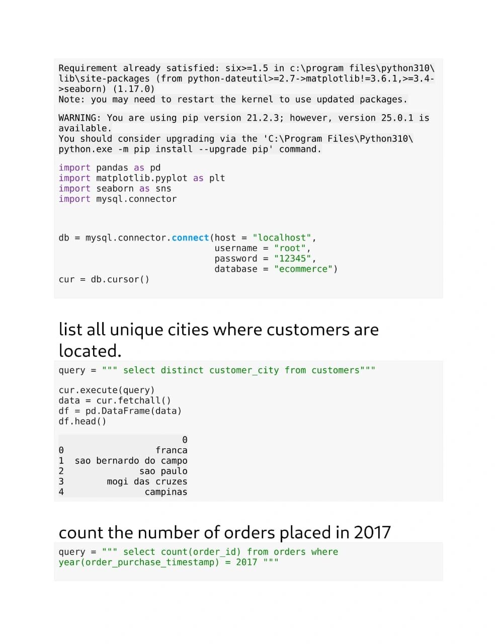 #dataanalytics #python #sql #ecommerce #businessintelligence # ... #dataanalytics #python #sql #ecommerce #businessintelligence # ...