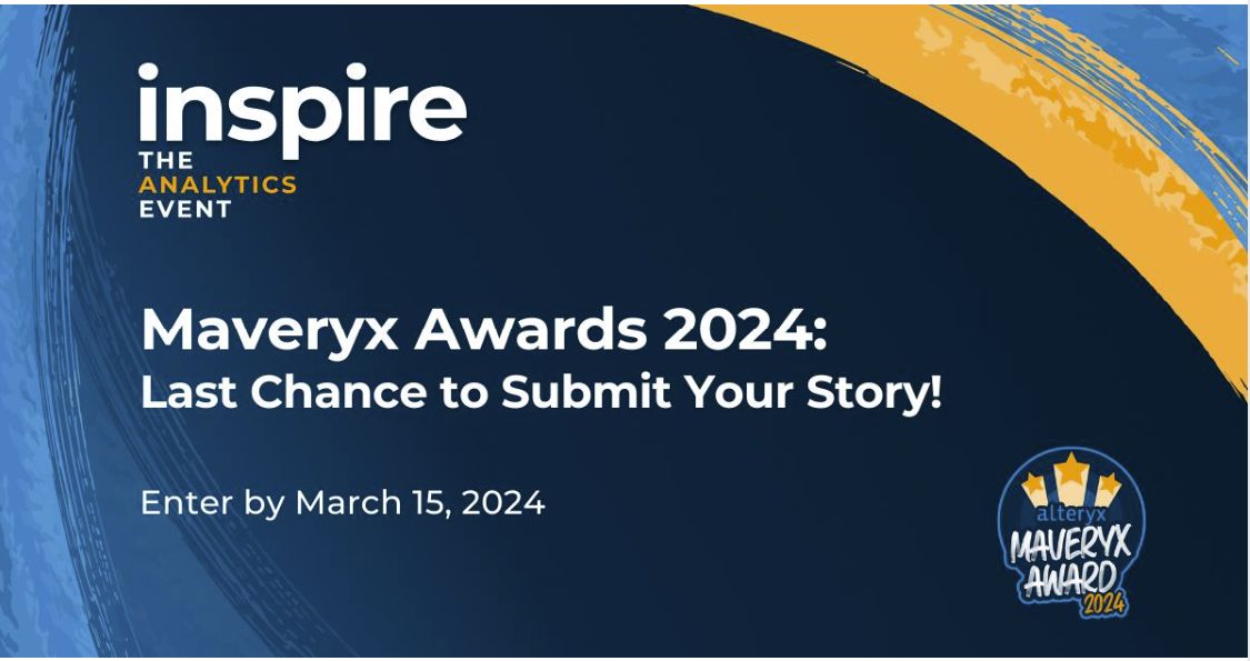 Capitalize Analytics on LinkedIn: Maveryx Awards - Alteryx Capitalize Analytics on LinkedIn: Maveryx Awards - Alteryx
