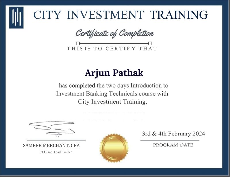 Arjun Pathak on LinkedIn: Completed the 2-day course with Sameer ... Arjun Pathak on LinkedIn: Completed the 2-day course with Sameer ...
