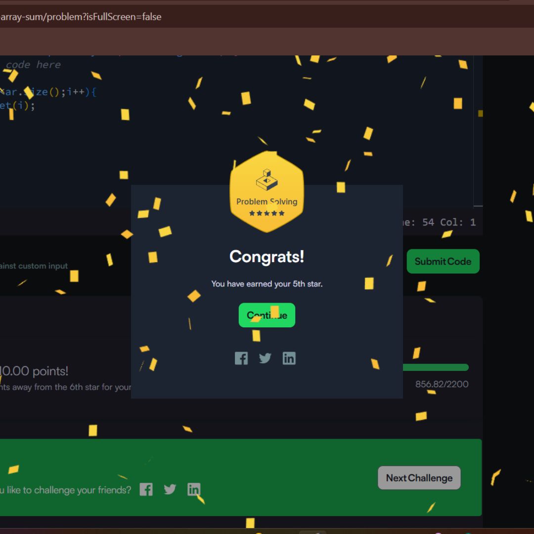 Mohd Farhan Ansari on LinkedIn: #problemsolving #codingjourney #hackerrank Mohd Farhan Ansari on LinkedIn: #problemsolving #codingjourney #hackerrank