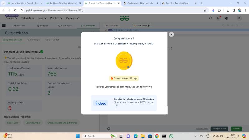 Devraj Gurjar on LinkedIn: #codingjourney #leetcode #geeksforgeeks # ... Devraj Gurjar on LinkedIn: #codingjourney #leetcode #geeksforgeeks # ...